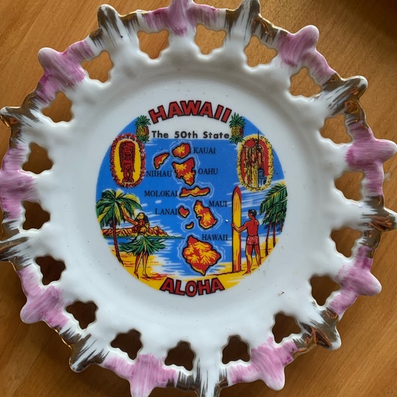 Other | Vintage Collectible Hawaii Plate | Poshmark
